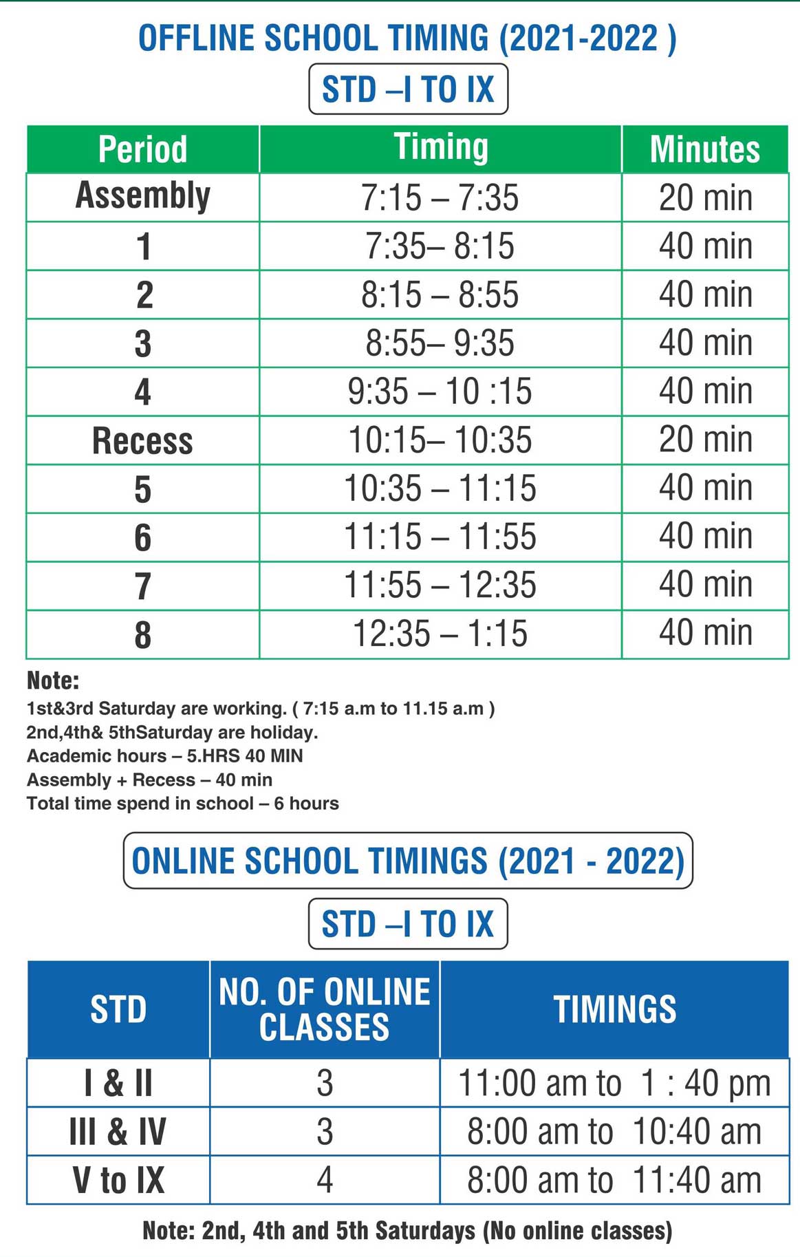 School Timing school-timing